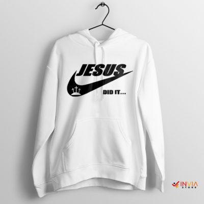 Jesus Teaching Did It Nike Hoodie Christmas Quotes