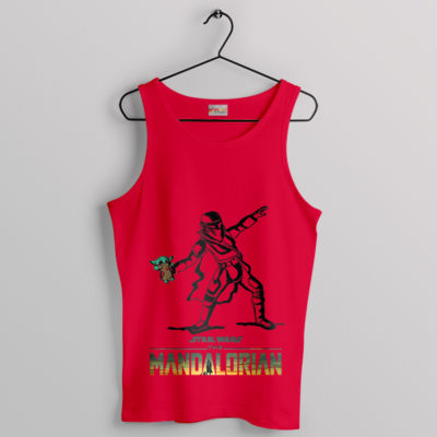 Baby Yoda Banksy Art Thrower Tank Top