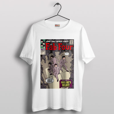 Comic Vintage The Fab Four Tour T-Shirt